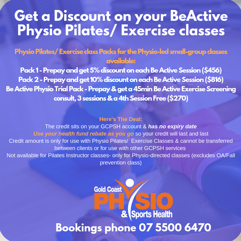 Physio Pilates _ Physio Exercise Small-group class Packs | Gold Coast ...